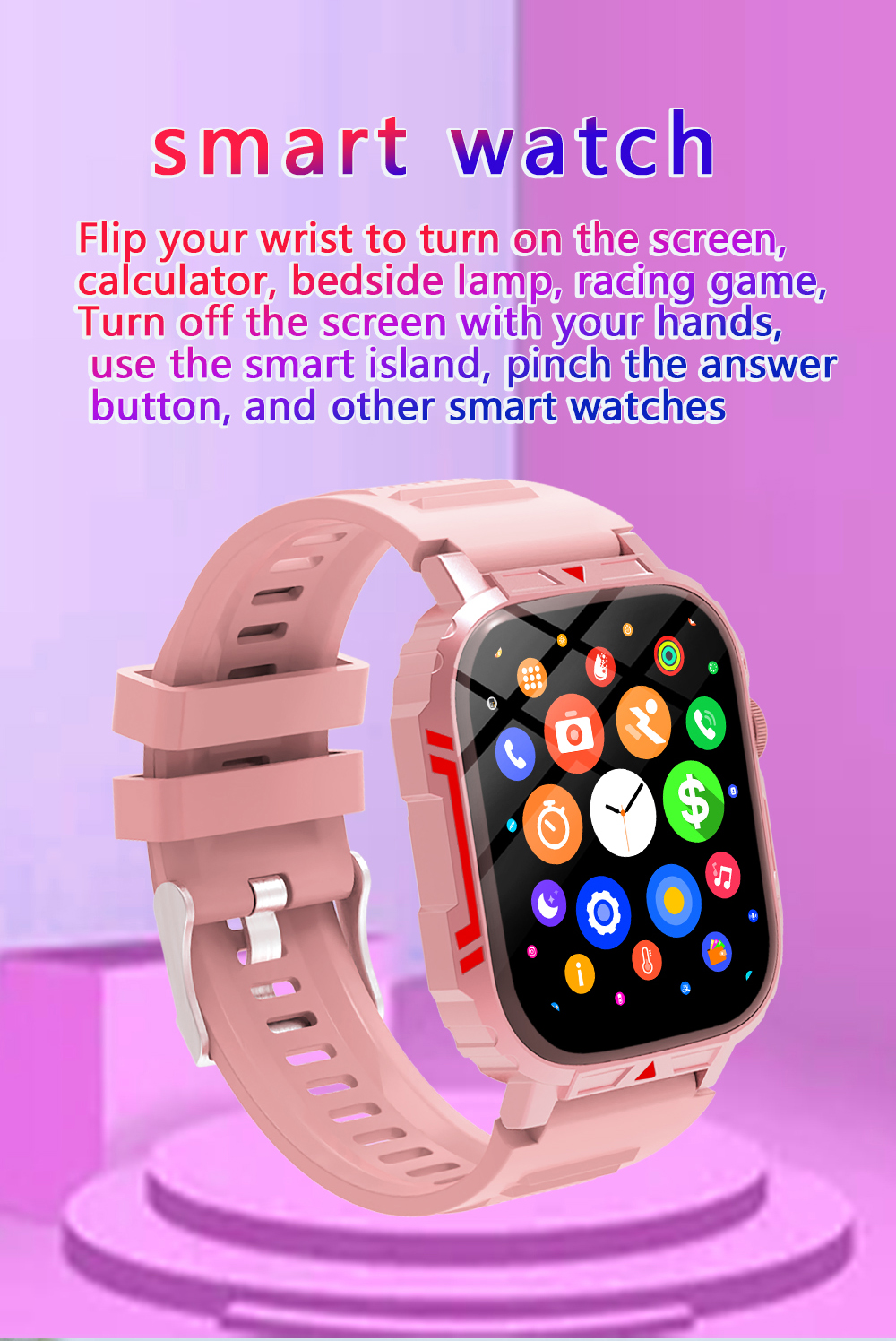 Waterproof Sport Smart Watch GPS Phone Call Bluetooth SmartWatch for ...
