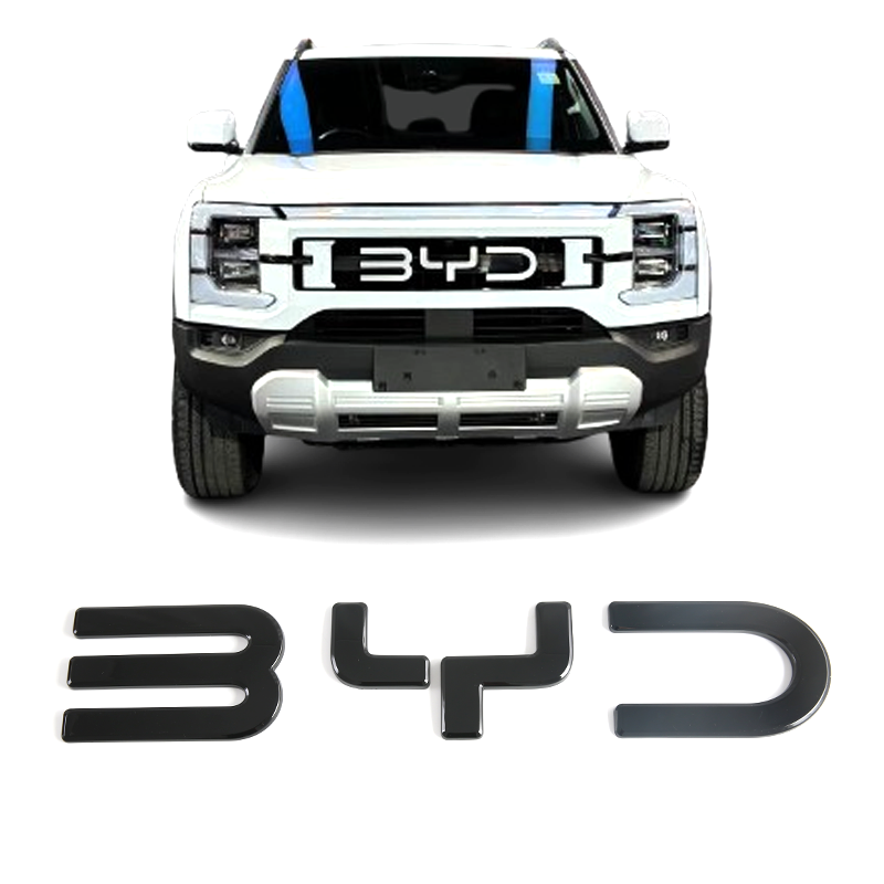 Car Logo Monogram Stickers for BYD Shark 6 2024 2025 Accessories Hood ...