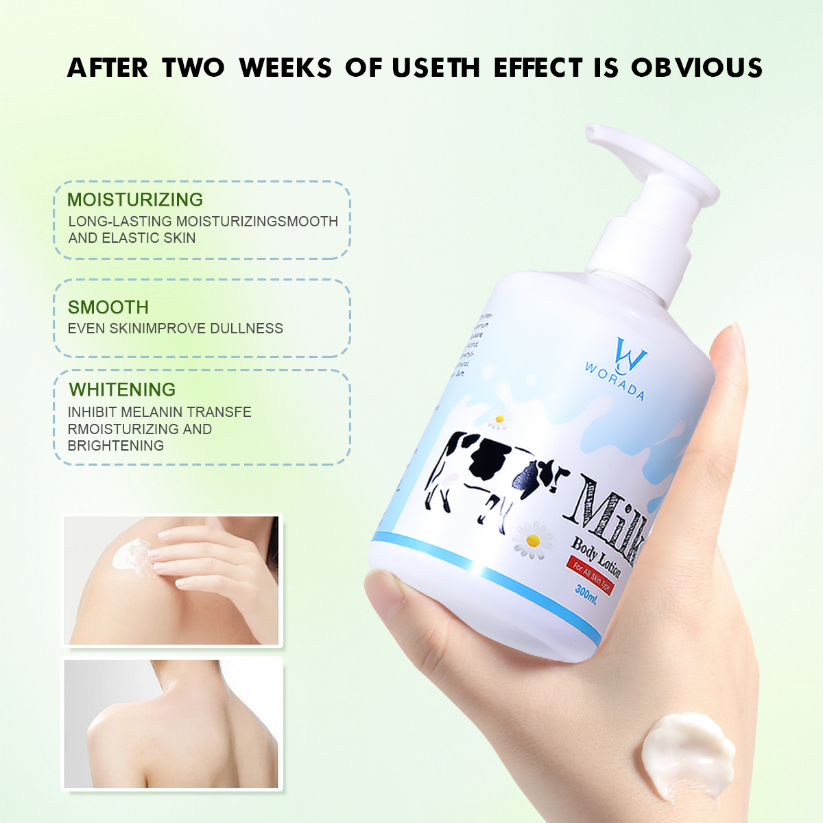 【FDA approved】WORADA Papaya Whitening Body Lotion 24-hour moisturizing ...