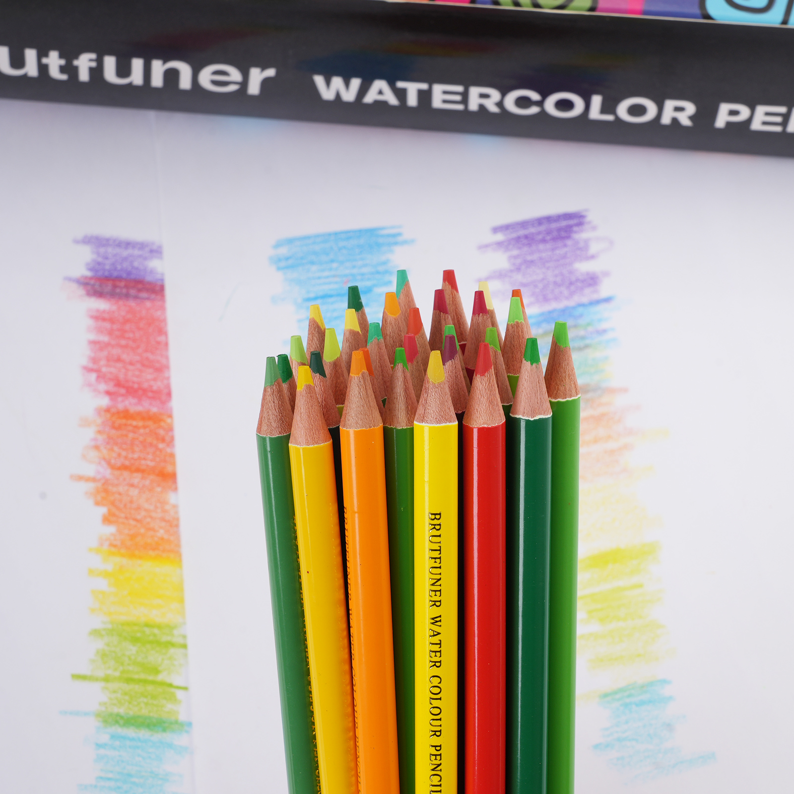 Brutfuner 48/72/120/180Pcs Water-soluble Colored Pencil Set for Adult ...