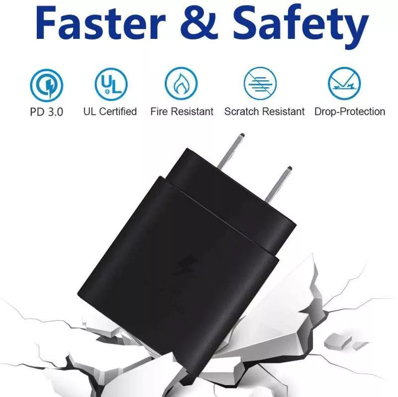 100%Original 25W Super Fast Charger Adapter 25W PD Travel Wall Chargers ...