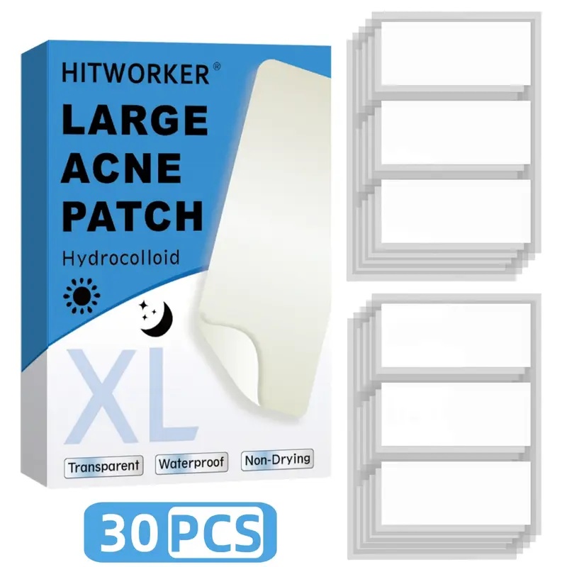 Extra Large 18/30 Pieces Hydrocolloid Body Patch - Alcohol And ...