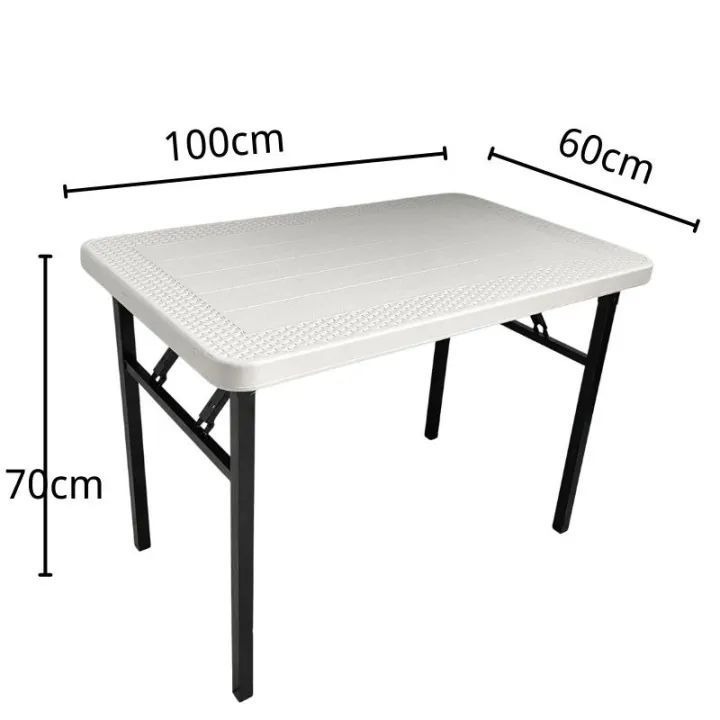 WakayaHome | Foldable Plastic Rattan Table Dining Table High Quality ...