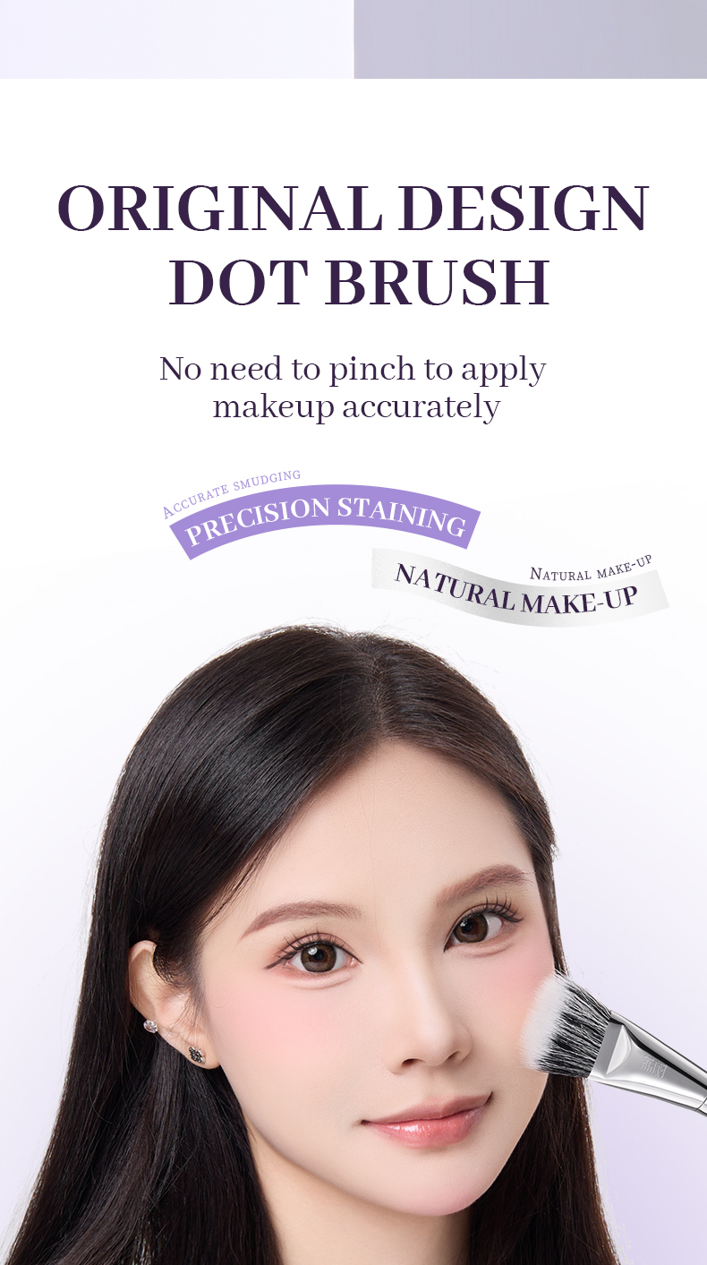 Lishu 3+1 blush tool set, wool blush dotting brush, can be used for ...