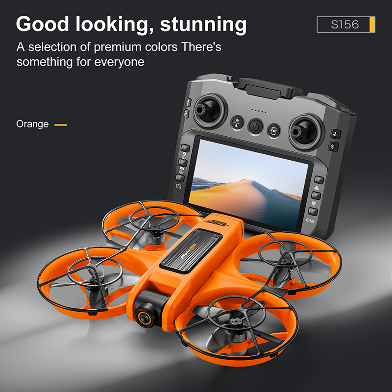 S156 Drone HD 360° Wide Angle Dual Camera with WiFi UAV Screen Remote ...