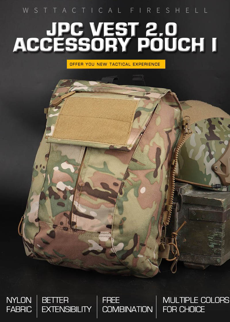 SINAIRSOFT Zipper Panel Pack MOLLE Expansion Accessory Pack Suitable ...