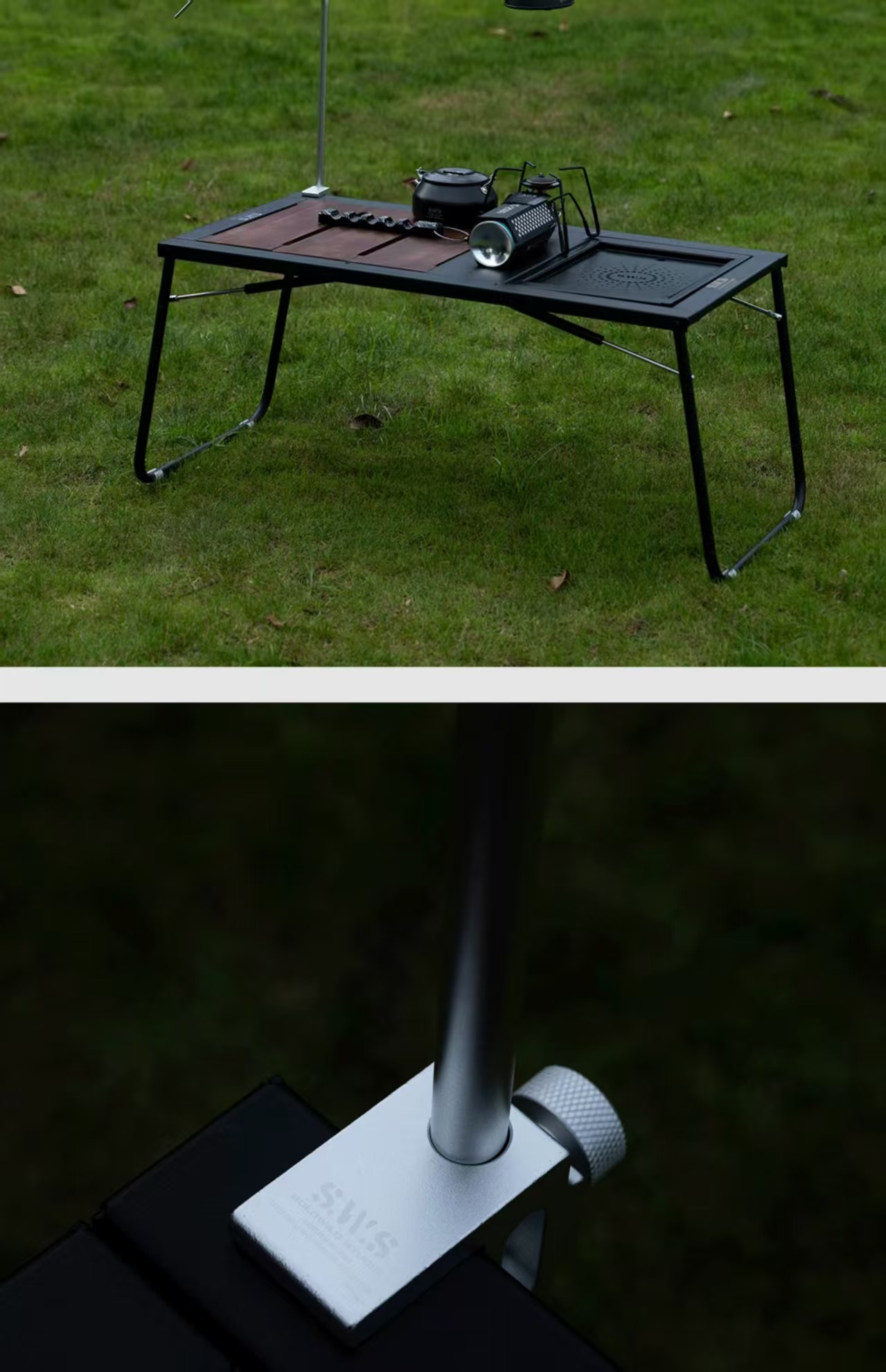 WELLHIKE Outdoor SWS Bow Light Stand Camping Table Egg Roll Table IGT ...