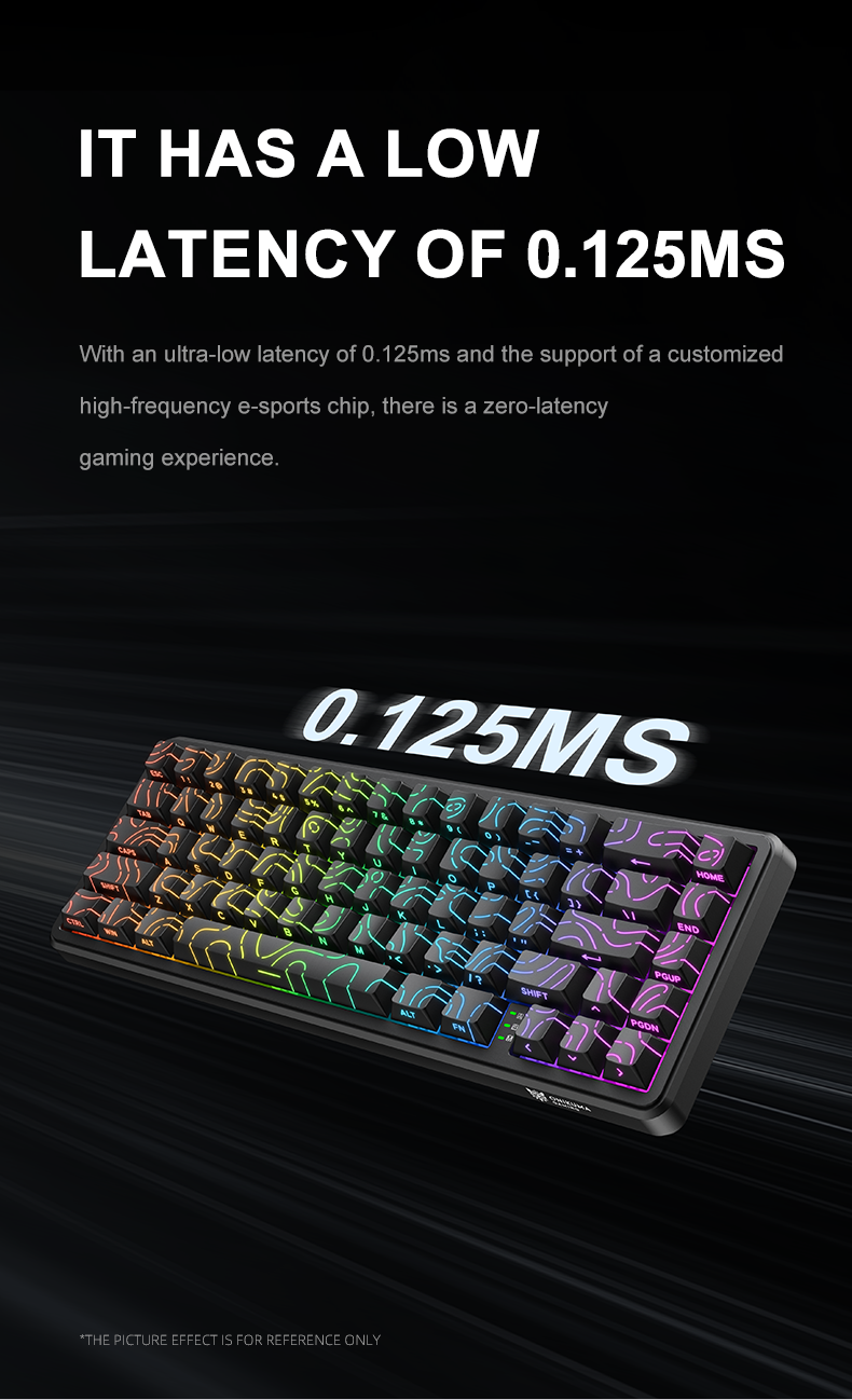 ONIKUMA G67 Mechanical Keyboard 67keys Wired Customized Magnetic Axis Low Latency Gaming ...