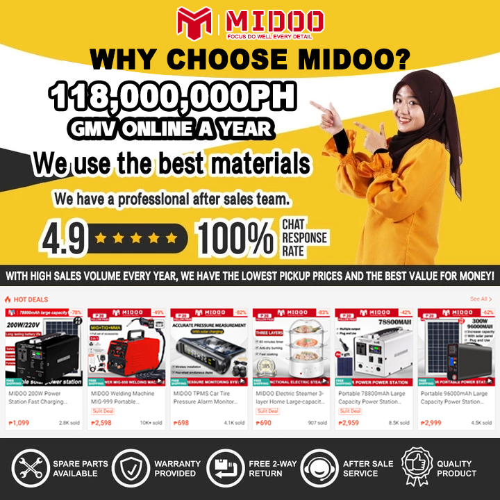 MIDOO High Quality 350W Power Station Super Fast Charging 109600mAh Big ...
