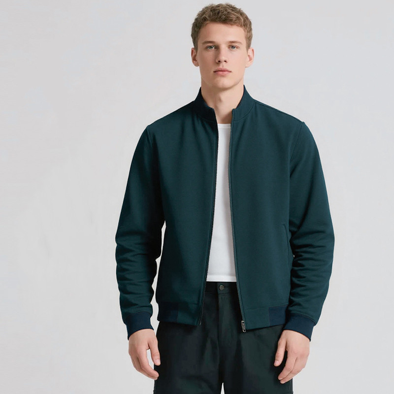 Men's Stand Up Collar Business Casual Jacket Minimalist Executive ...