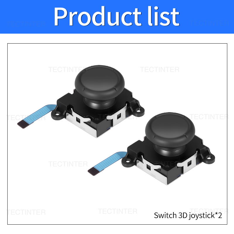 3D Analog ThumbStick Replacement with Hall Effect Joystick for Nintendo ...