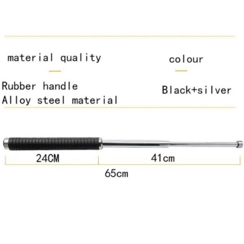 3 LAYER ADJUSTABLE KNIGHT STICK SILVER AND BLACK ONLY | Shopee Philippines