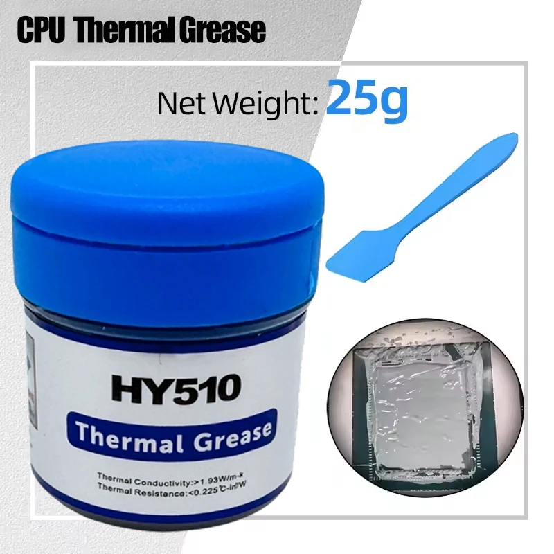 HY510 CPU Thermal Grease Desktop PC Compound Paste Conductive Silicone ...