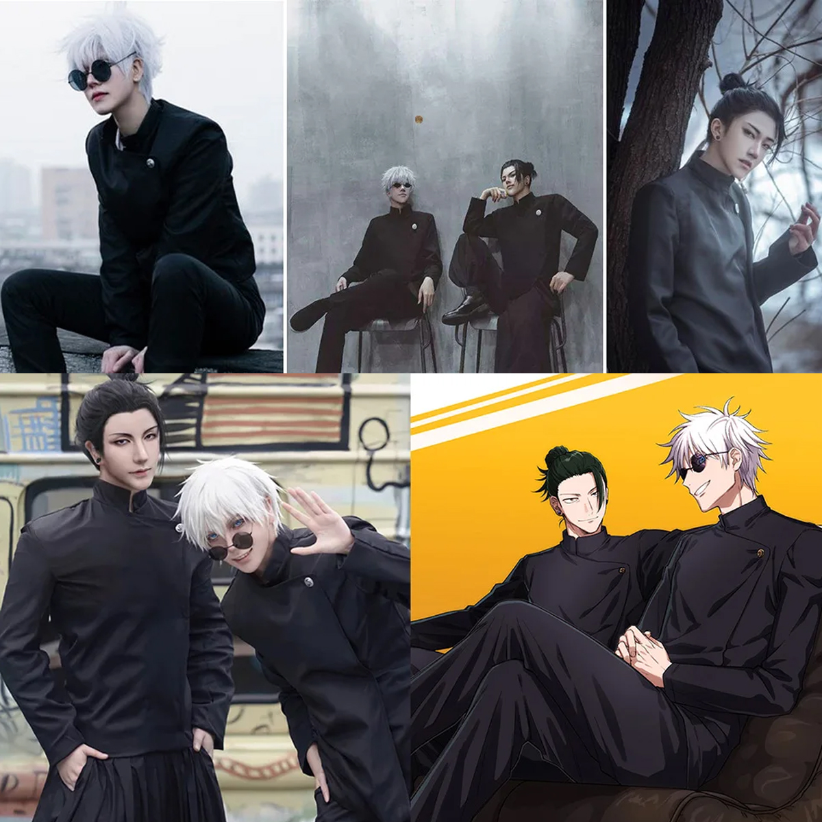 Geto Suguru Cosplay Anime Jujutsu Kaisen Cosplay Adult Mens Shirt Pants ...