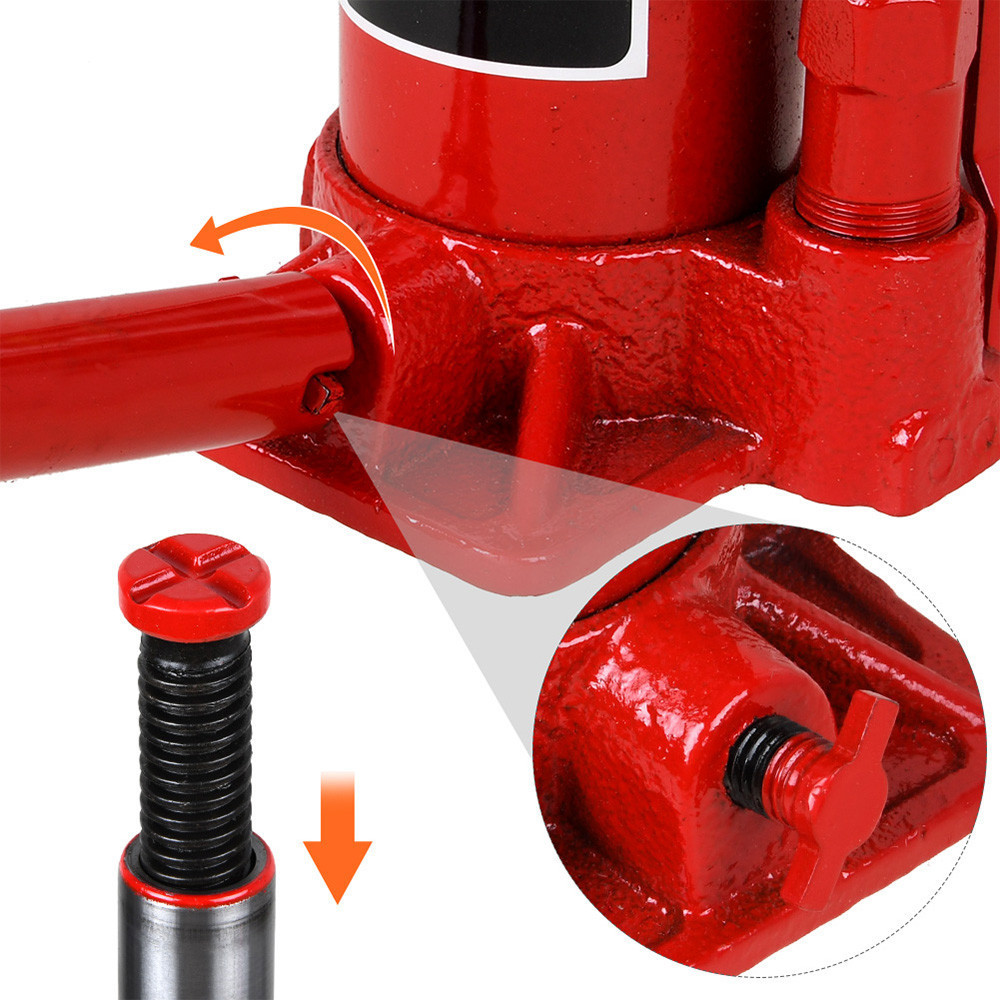 【COD】2/5/10 Tons Car Horizontal Jack Hydraulic Extra Heavy Duty Bottle ...