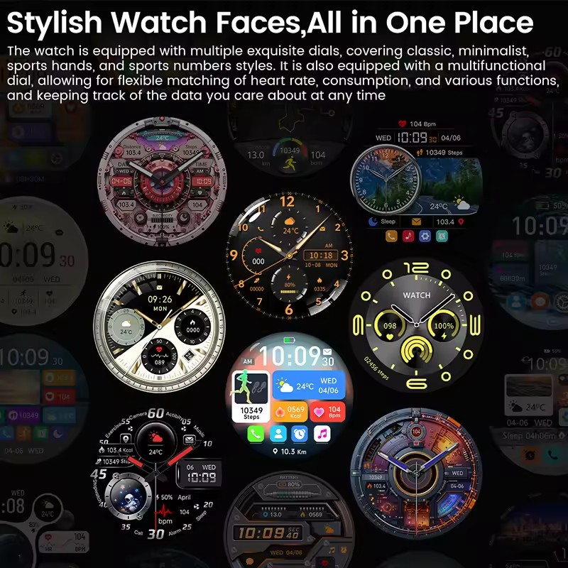 New For HUAWEI GT5 Pro GPS NFC Smart Watch Men HD AMOLED Screen Heart ...