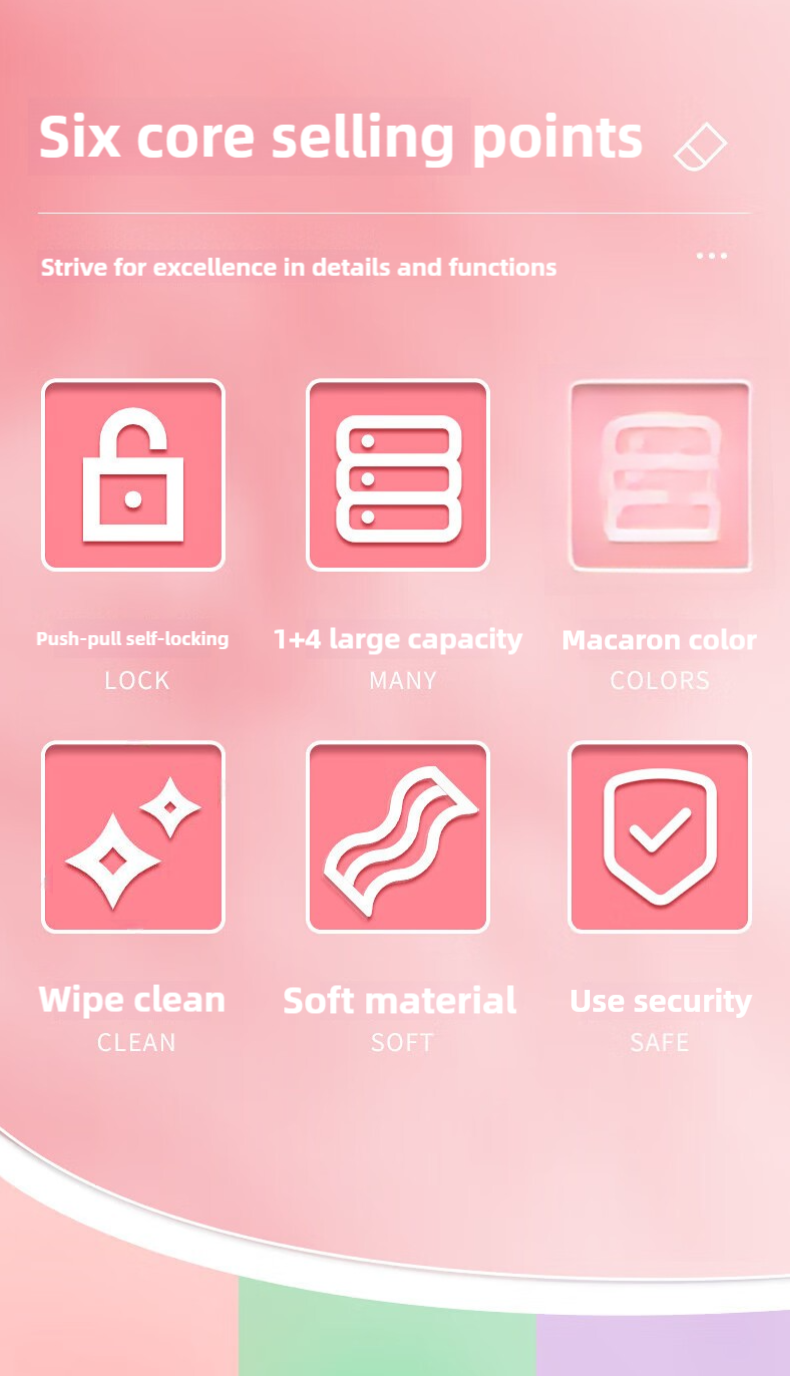 M&G Stationery 1+4 Push Eraser Push and Pull Less Debris Pencil Eraser ...