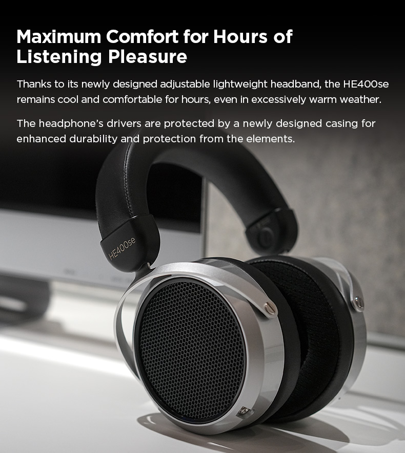 HIFIMAN HE400SE Stealth Magnets Version Over-Ear Open-Back Full-Size ...