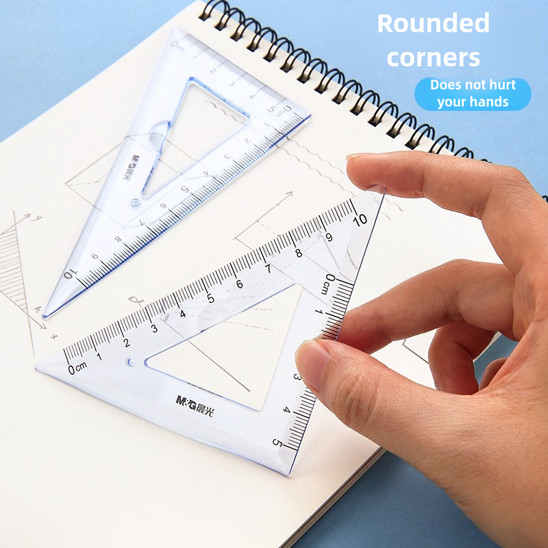 M&G Miffy Soft Ruler Set Multi-Function Measuring Tool Triangular Plate ...