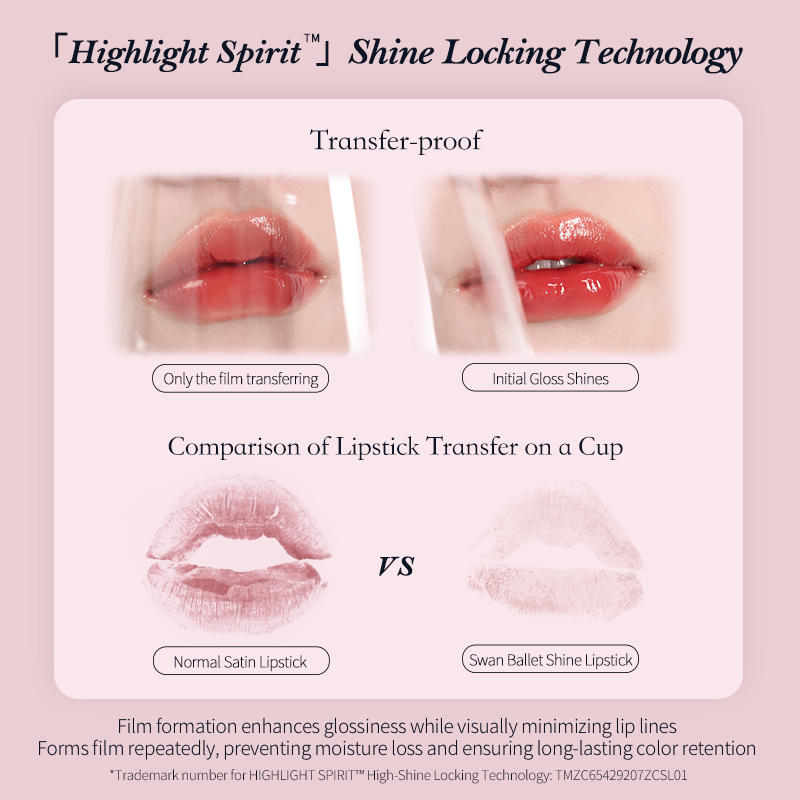 Flower Knows Swan Ballet Series Shine Lipstick High Pigmentation ...
