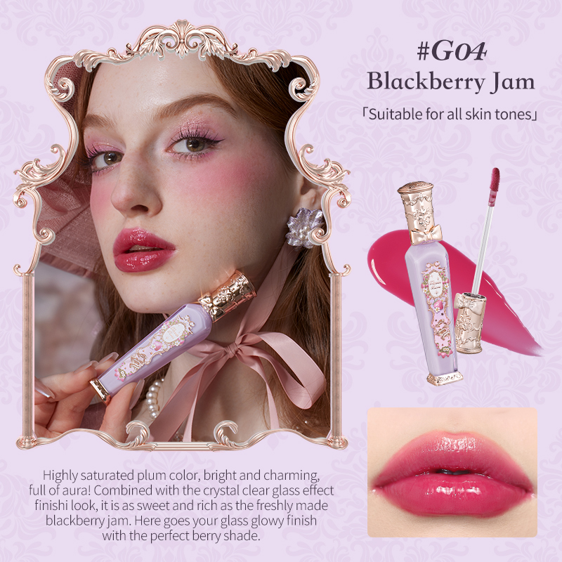 Flower Knows Glossy Lipstick Strawberry Rococo Series Glowy ...