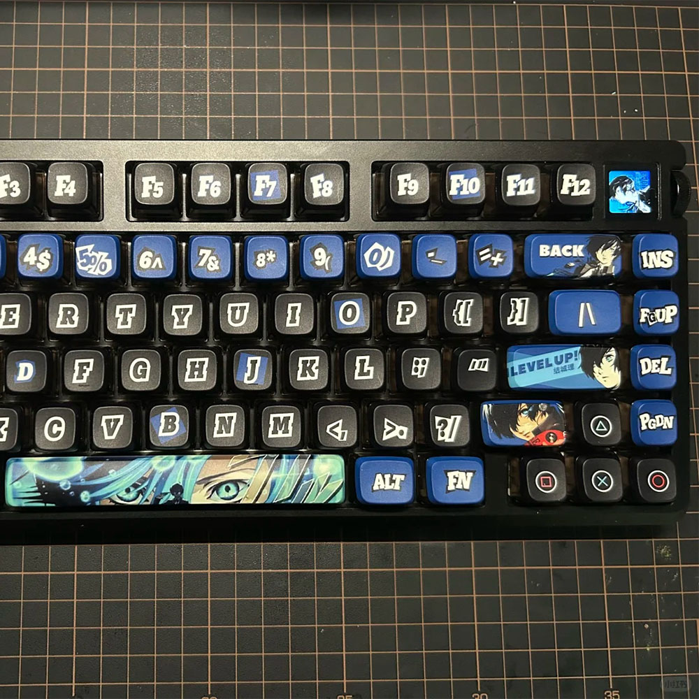 PERSONA Pudding Keycap OEM Profile 120 Keys PBT PC Four-sided Light ...