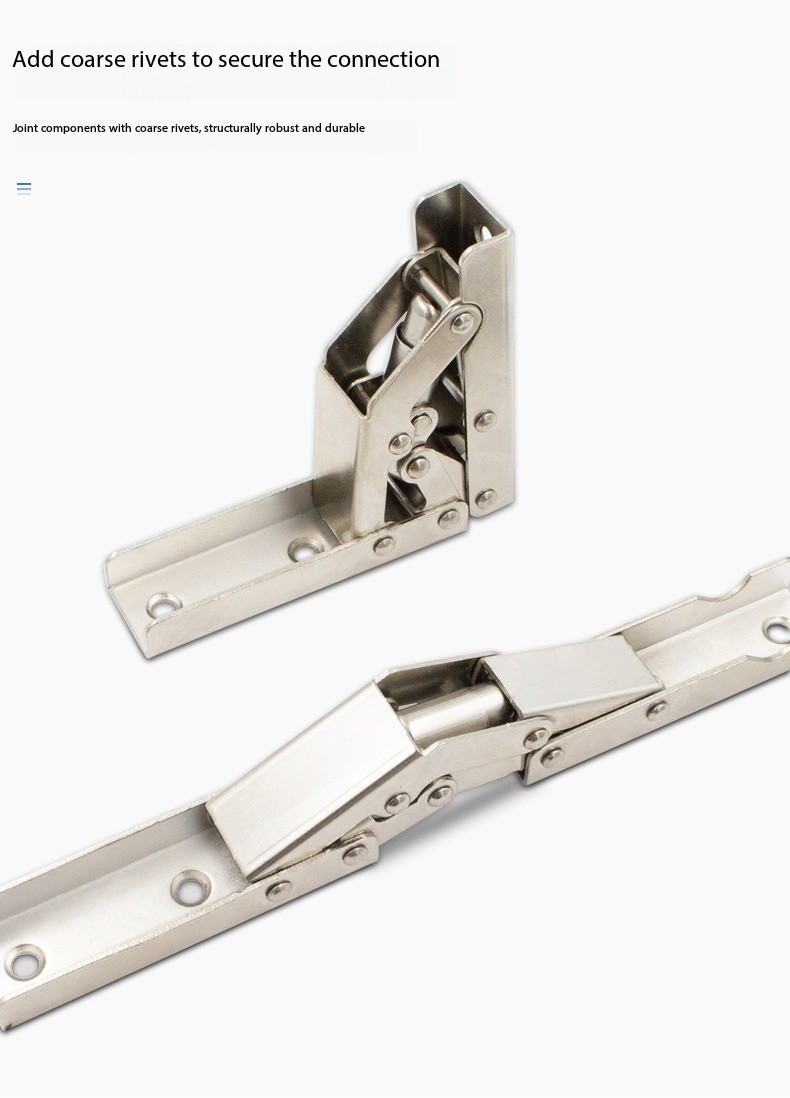 (Fast shipping) 1PCS bisagra 90 Degree Self-Locking Folding Hinge Long ...