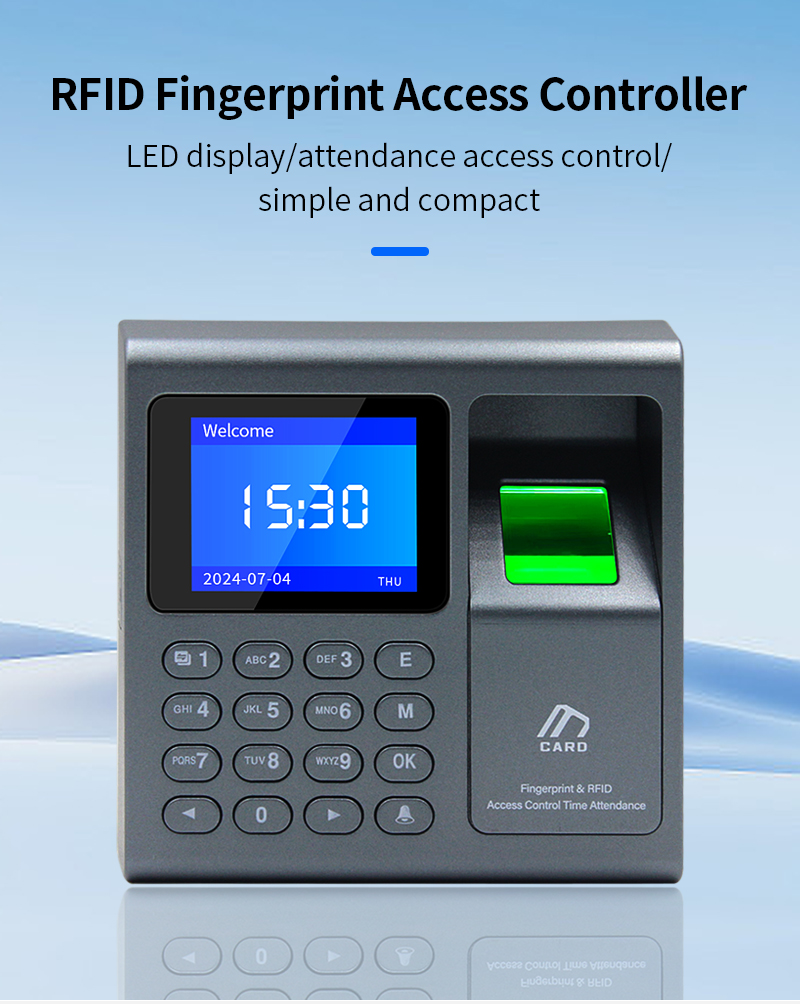 Protable Biometric Fingerprint Scanner RFID Access Control System USB ...