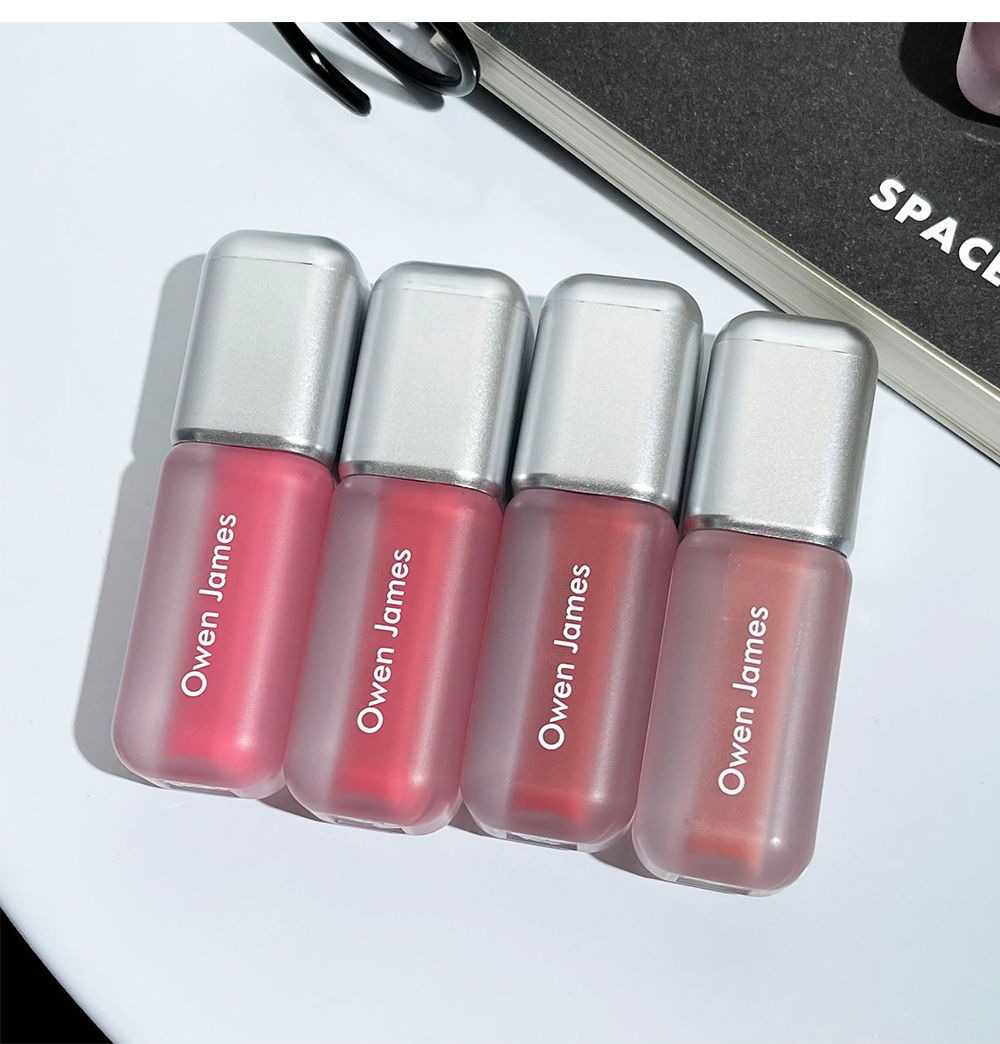 Owen James Liptint Lipstick Pink Lippie Matte With Mirror Long Lasting ...