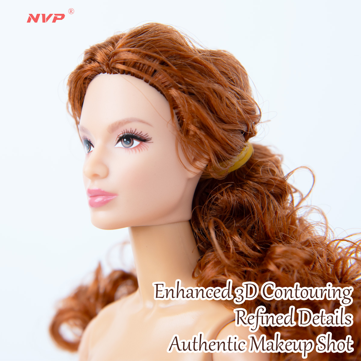 Pink skin gold hair 32cm supermodel doll 1/6 BJD doll high-quality girl ...