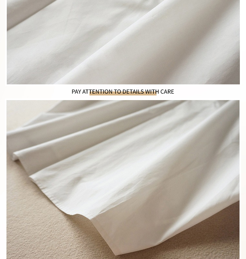 LEDIN Korean Style Women's Loose V-neck Bat Sleeve White Shirt | Shopee ...