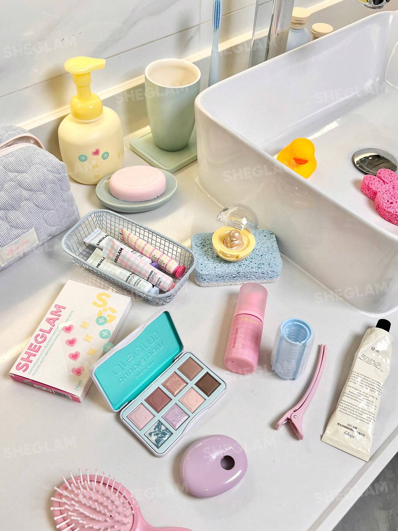 SHEGLAM Bubble Bath Dreams Full Collection Set 9 Pieces Gift Set Makeup ...