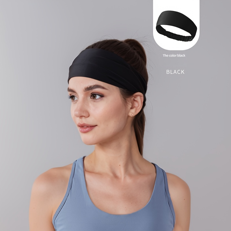 Unisex Sports Headband, Sweat-Absorbing Fitness Exercise Cooling Belt ...