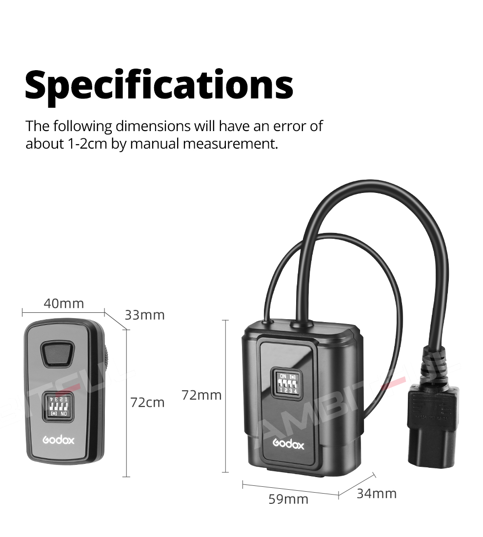 Godox DM16 Channel Wireless Radio Remote Studio Universal Flash Trigger For Cameras | Shopee ...