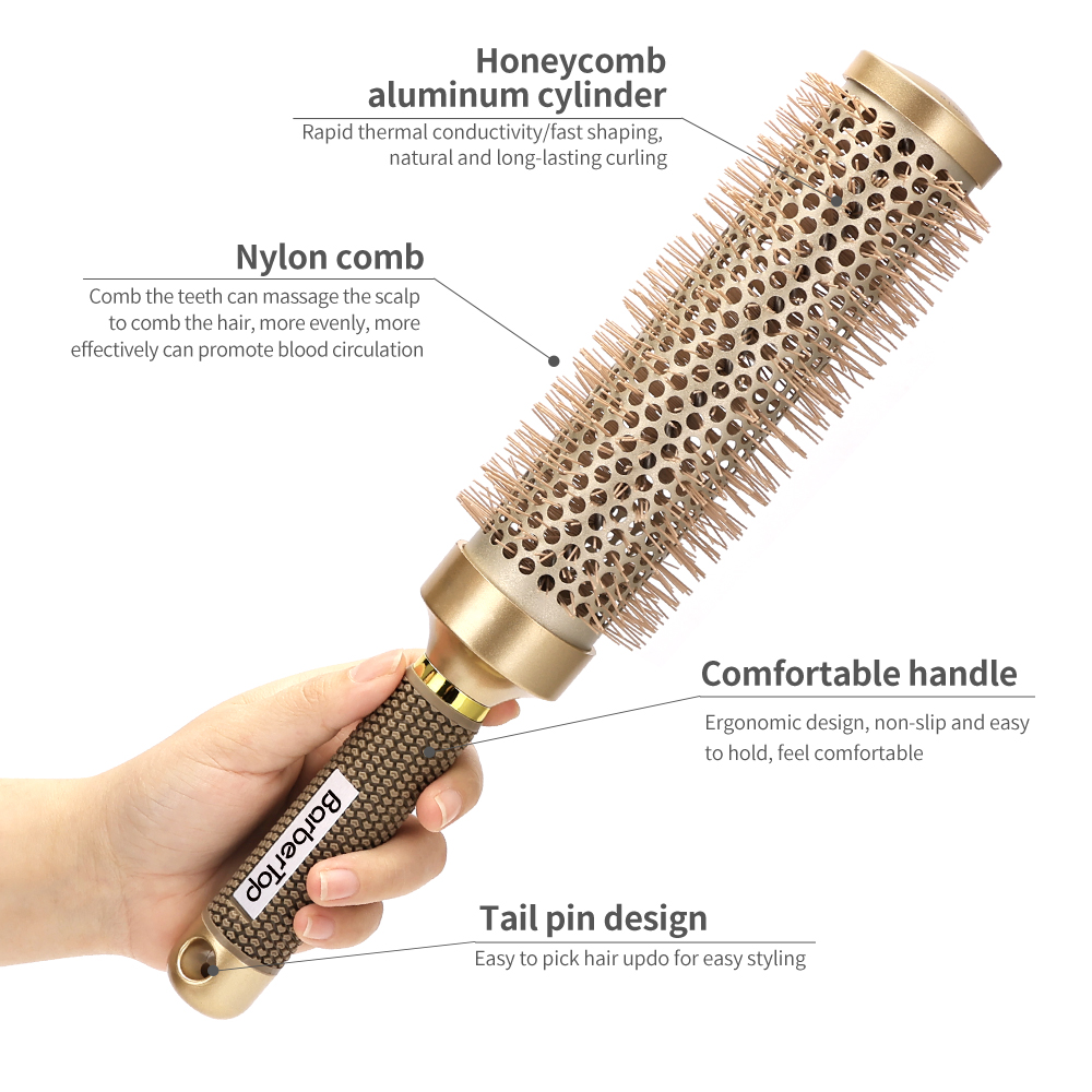 In stock# Salon hair roller comb hair salon barber professional curly ...