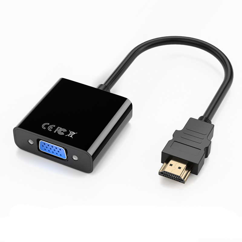 HDMI to VGA Cable Converter HD HDMI-compatible to VGA Female Adapter ...