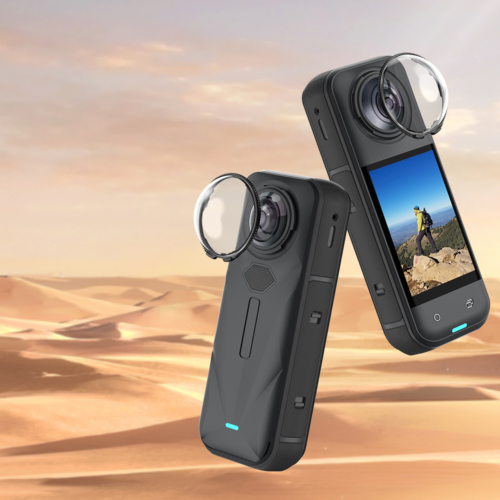 Tempered Glass / PC Premium Len Protective Mirror For INSTA360 X5, Anti ...