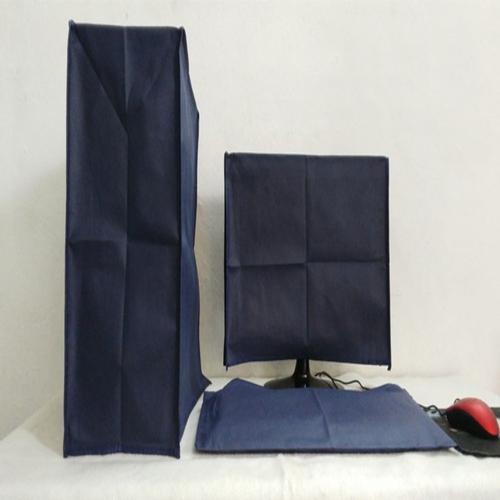SUKIKI Blue Nonwovens Desktop PC Dust Cover Set (3PCS) - Moisture ...