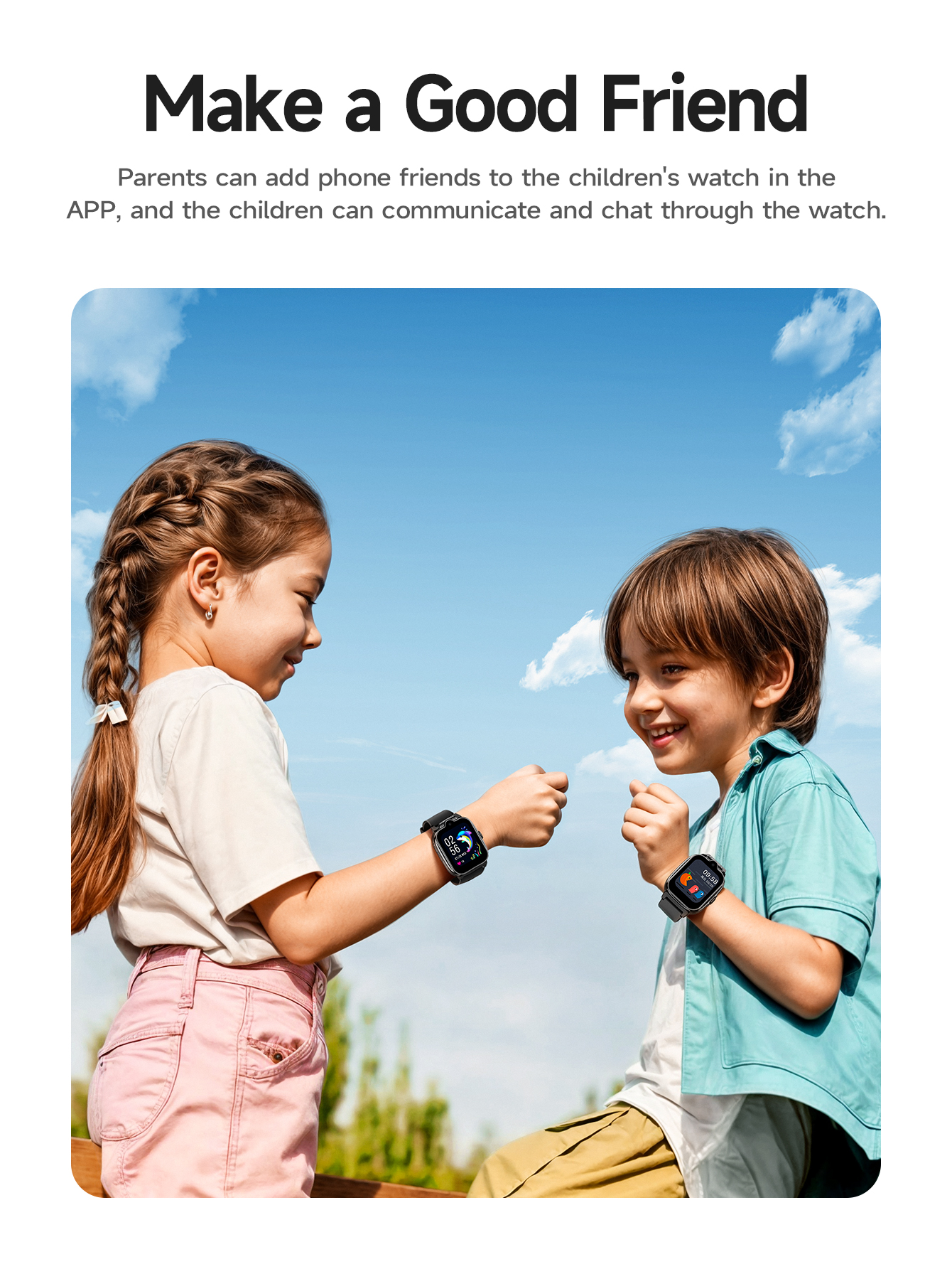 HOCO Y104 1.69 inch 2.5D HD Touch Screen 4G Children Phone Watch LBS ...