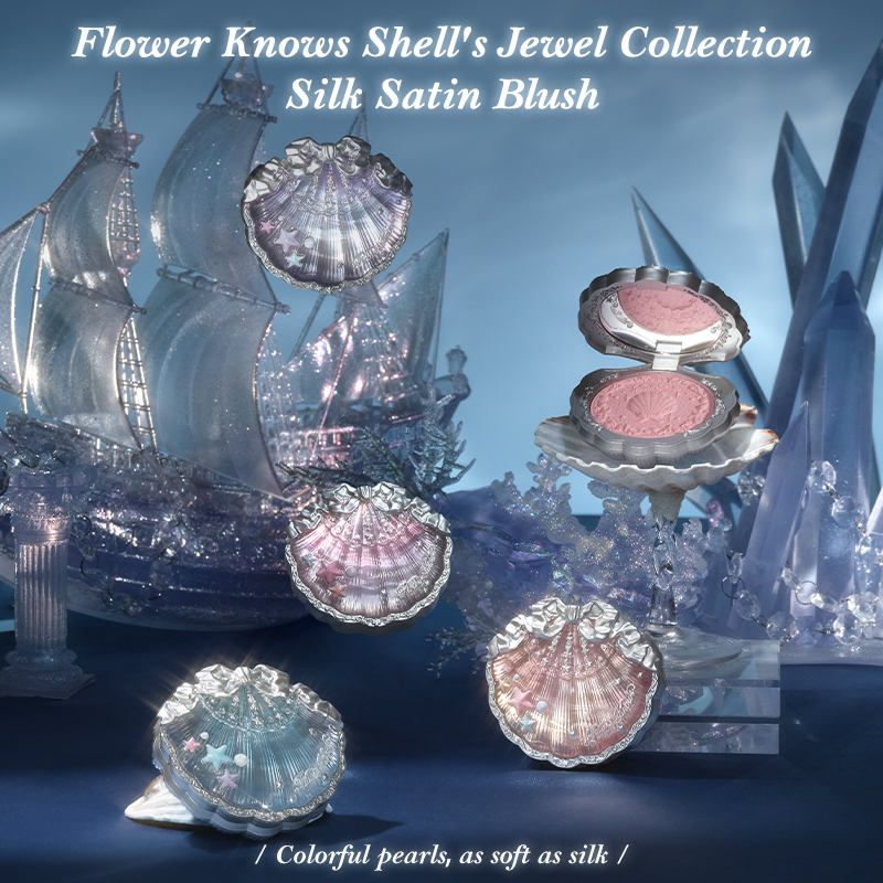 Flower Knows Shells Jewel Collection Silk Satin Blush 5g | Shopee ...