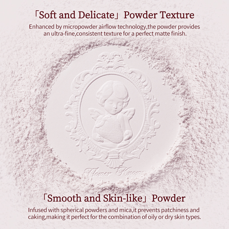 Flower Knows Strawberry Cupid Collection Pressed Powder With Cosmetic ...