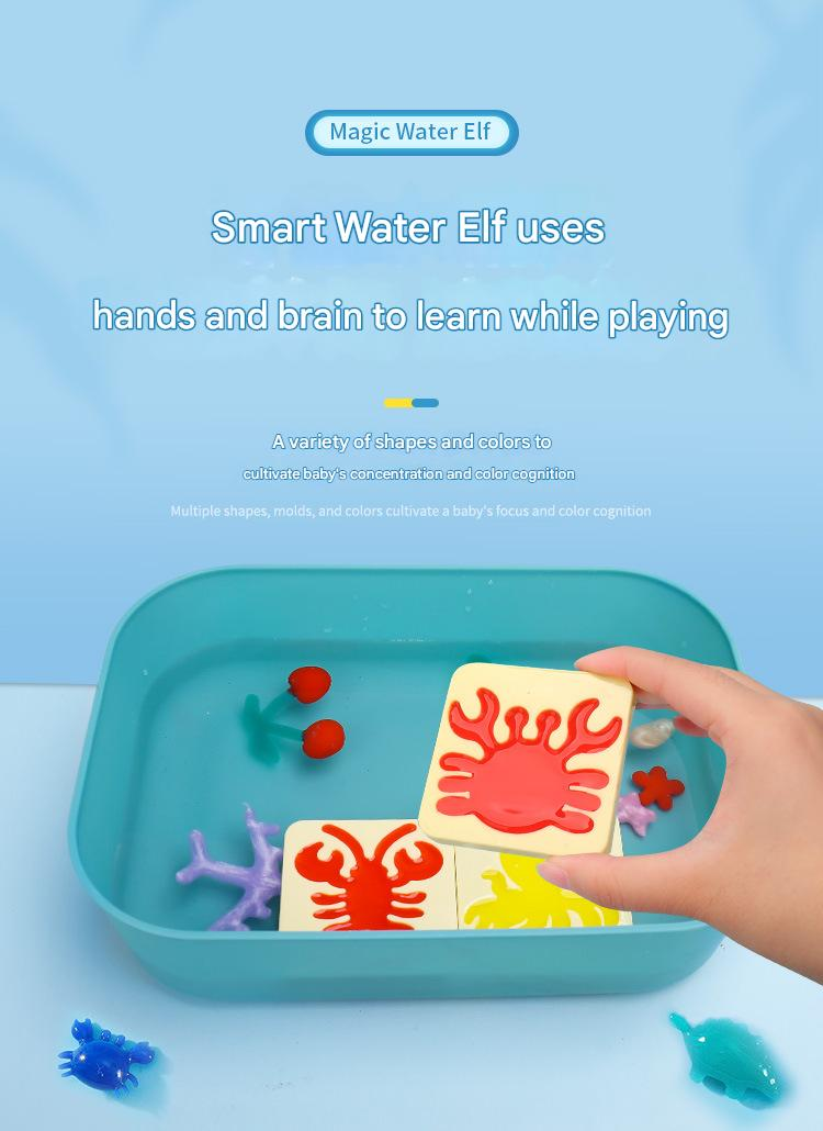 Magic Water Elf Toy for Toddlers, A Magical Diy Puzzle for 3-year-old ...