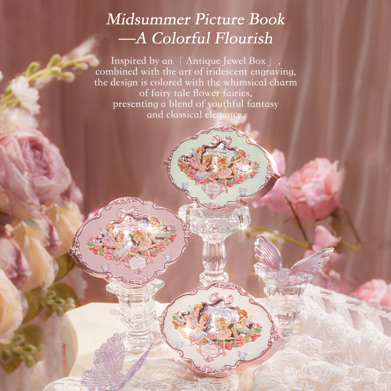 Flower Knows Eyeshadow Palette Midsummer Fairytales Collection Embossed ...