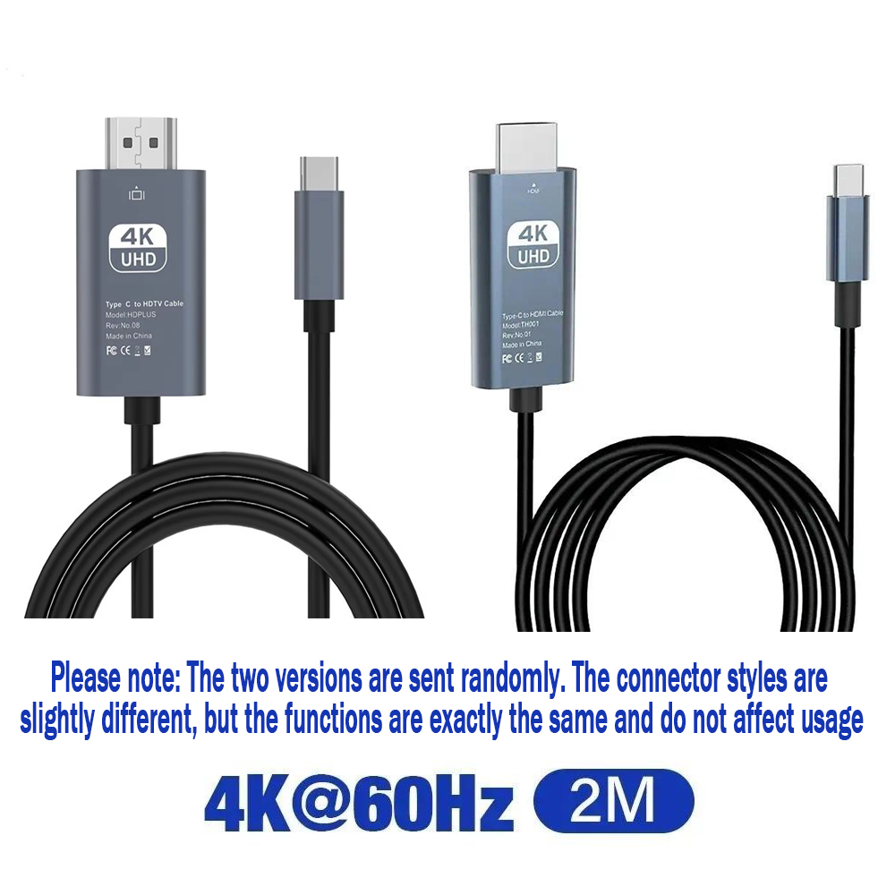 High Speed USB C to HDMI Cable 4K@60hz/30hz Adapter Ultra Converter for ...