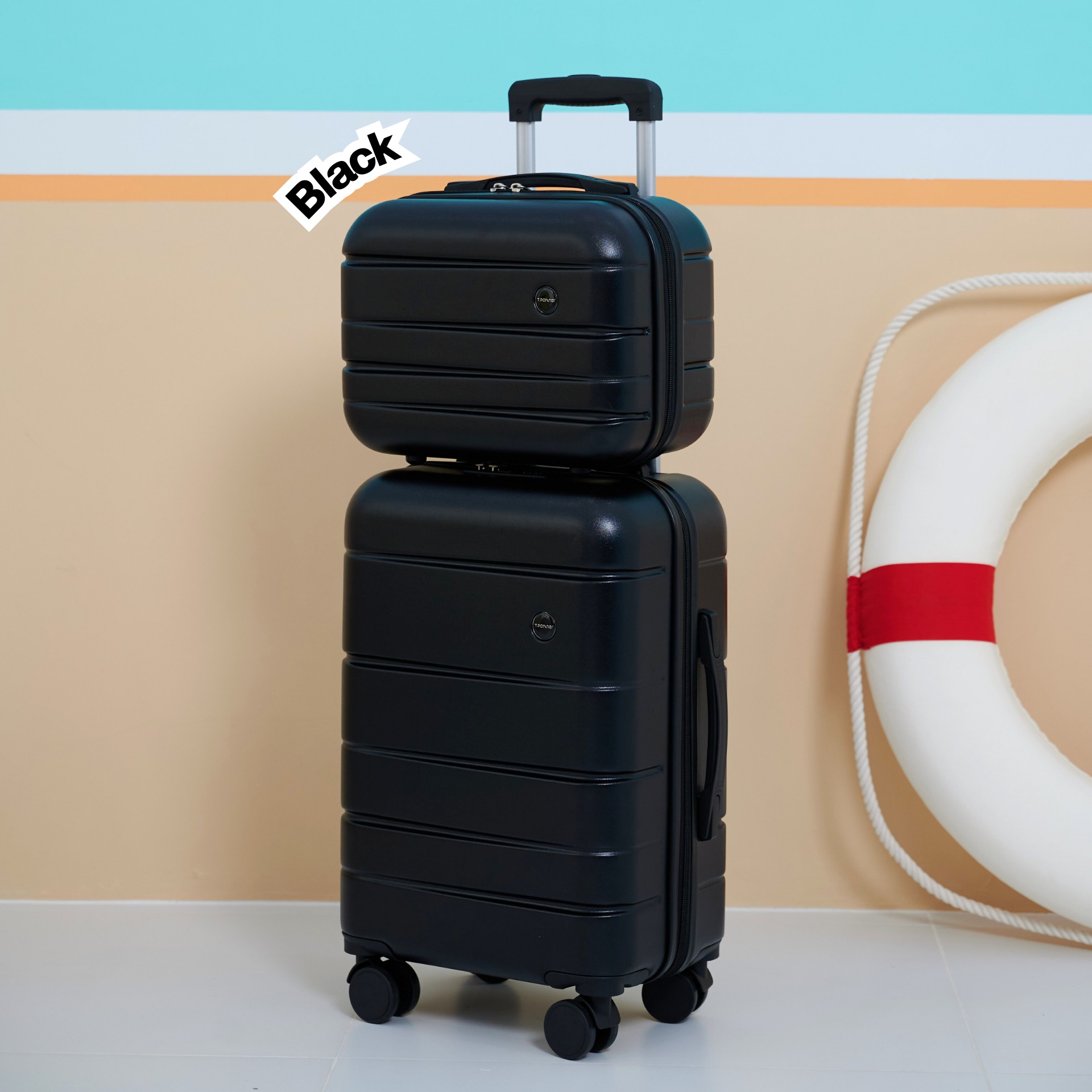 Tpartner Strong Luggage 3 Pcs Set Eco Series 4 Weels 360 Rotation ...