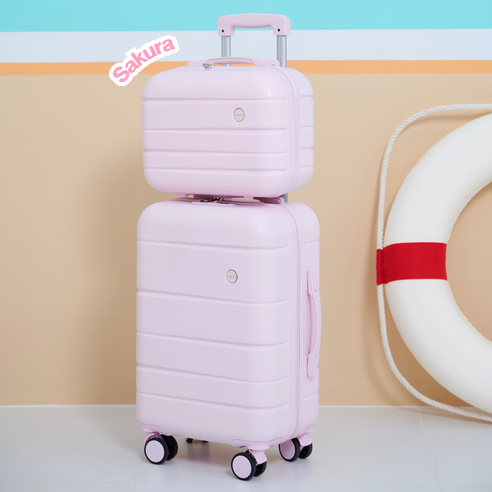 Tpartner Strong Luggage 3 Pcs Set Eco Series 4 Weels 360 Rotation ...