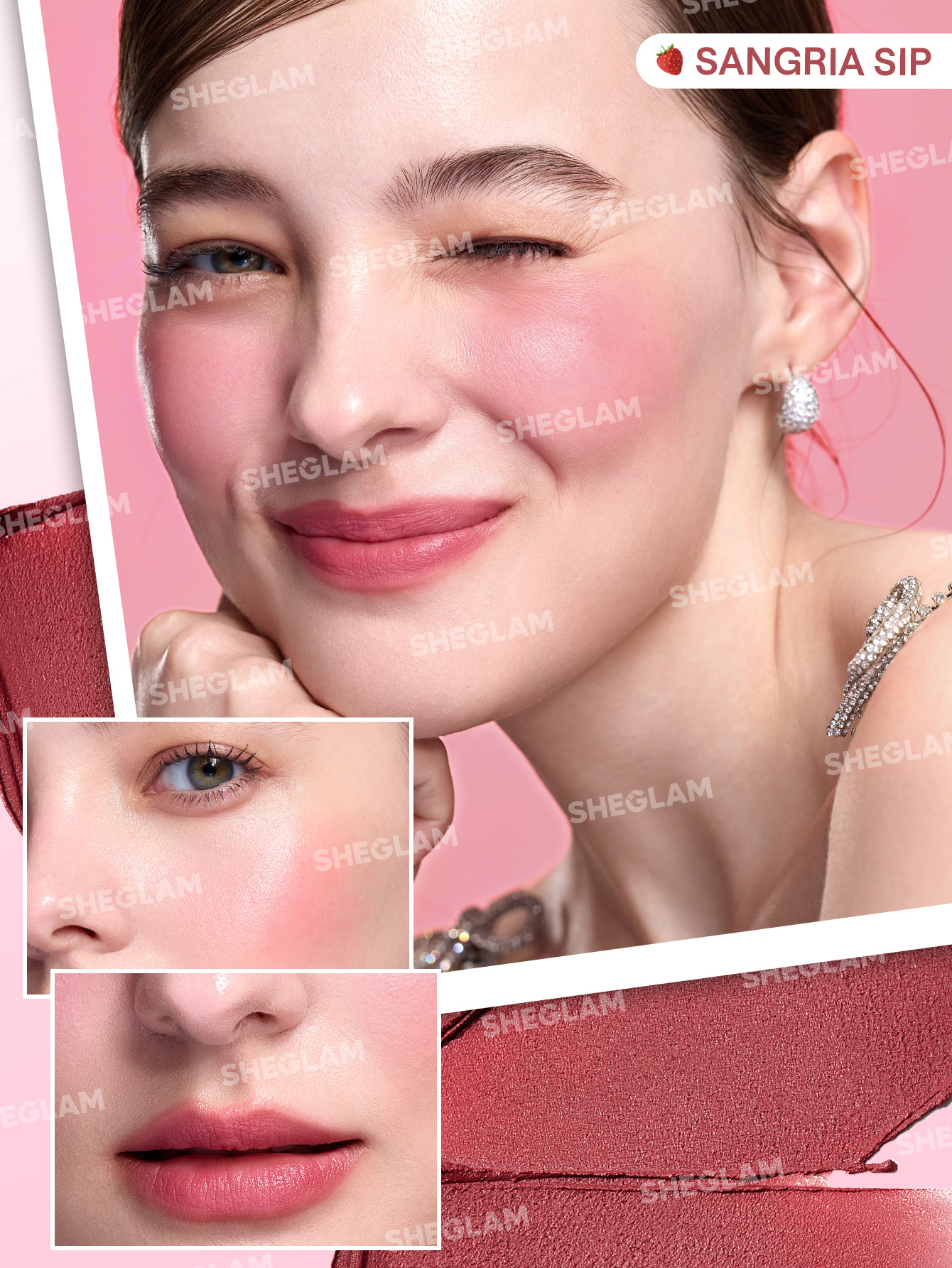 SHEGLAM Very Cherry Cheek & Lip Cream Stack | Shopee Philippines