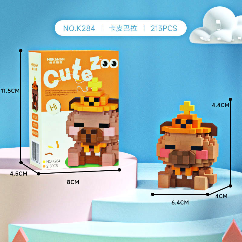 Giraffe Mini Animal Building Blocks Toy Gift | Shopee Philippines
