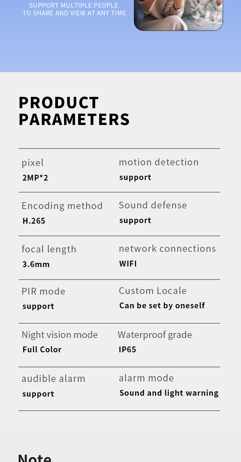 AVIDUS x Yoosee Y20 4K 6MP Dual lens CCTV Camera Wireless WIFI Connect ...