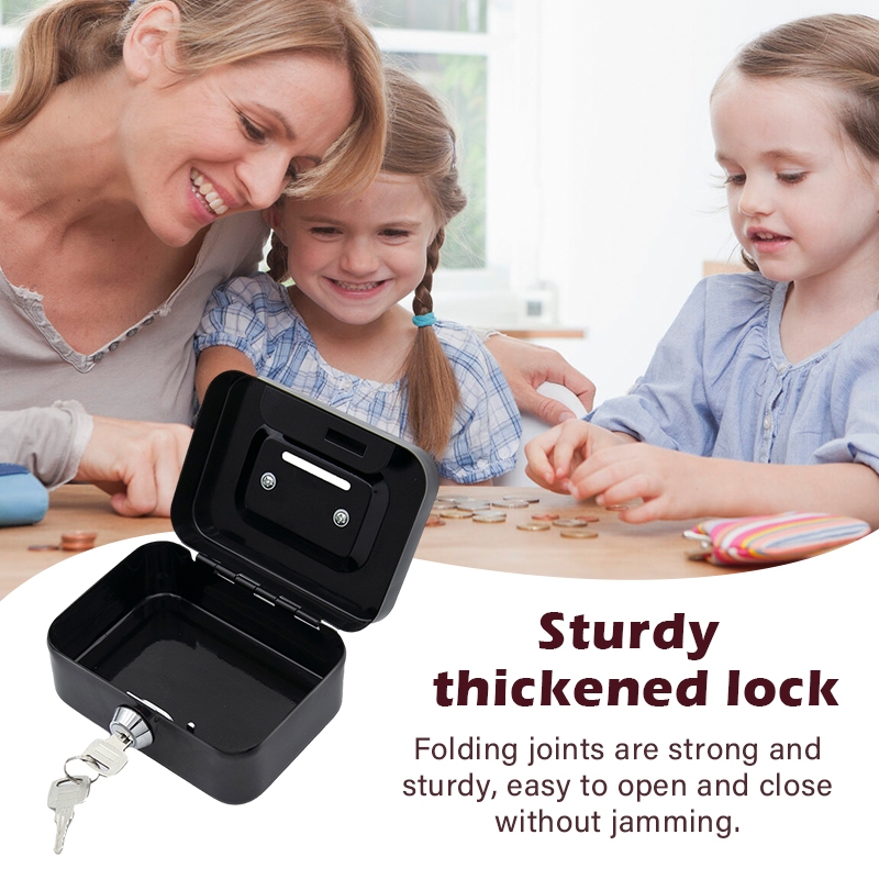 COD Waterproof Money Secret Security Safe Box With durable Metal Lock ...